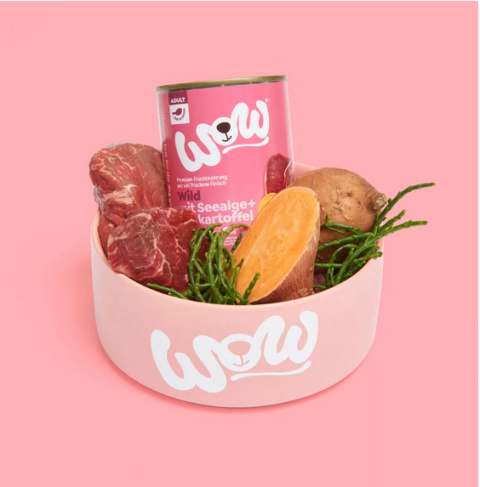 WOW Wild – dziczyzna z algami i batatami (400g) > WOW DOG